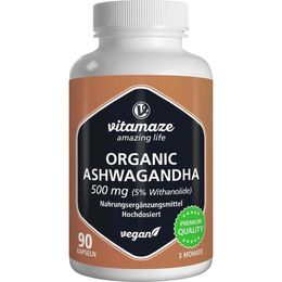 Vitamaze GmbH Ashwagandha Extrakt 500 mg Kapseln vegan 90 St