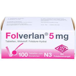 Verla-Pharm Arzneimittel GmbH & Co. KG Folverlan 5 mg Tabletten 100 St