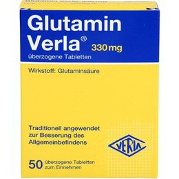 Verla-Pharm Arzneimittel GmbH & Co. KG Glutamin Verla &uuml;berzogene Tabletten 50 St