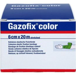 BSN Gazofix color Fixierbinde koh&auml;siv 6 cmx20 m gr&uuml;n 1 St