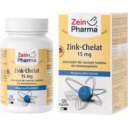 Zink Chelat 15 mg in magensaftresist.veg.Kaps. 120 St