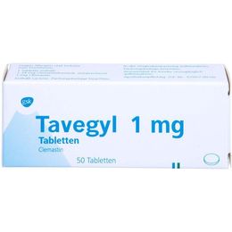 EurimPharm Arzneimittel TAVEGYL 1 mg Tabletten 50 Stk.