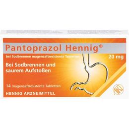 PANTOPRAZOLHennig 20mg Tabletten 14 St