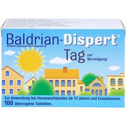 Baldrian Dispert Tag &uuml;berzogene Tabletten 100 St