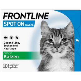 FRONTLINE SPOT ON Katze gegen Zecken und Fl&ouml;he 6 St