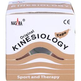 Nasara Kinesiologie Tape 5 cmx5 m beige 1 St