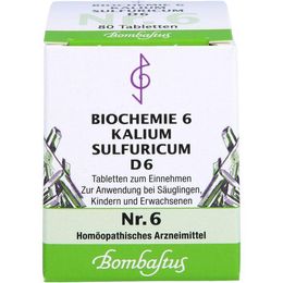 Bombastus Biochemie 6 Kalium sulfuricum D 6 Tabletten 80 St