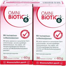 INSTITUT ALLERGOSAN Deutschland (privat) GmbH Omni BiOTiC 6 Pulver Doppelpackung 2X60 g