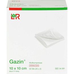 B2B Medical Gazin Mullkomp.10x10 cm steril 8fach 25X2 St