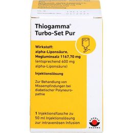 W&Ouml;RWAG PHARMA Thiogamma Turbo Set Pur Injektionsflaschen 50 ml