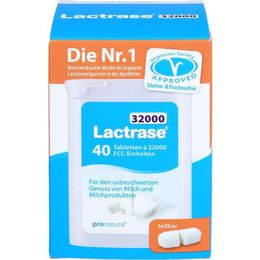 Lactrase 32.000 Fcc Tabletten teilbar im Spender 80 St