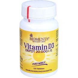 Biomenta Vitamin Depot D3 20.000 I.E. vegetar.Tab. 120 St