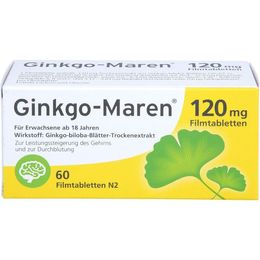 HERMES Arzneimittel GINKGO-MAREN 120 mg Filmtabletten 60 St