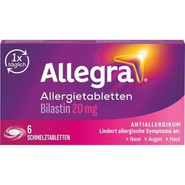 Allegra Allergietabletten 20 mg Schmelztabletten 6 St