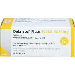 Dekristol Fluor 500 I.E./0,25 mg Tabletten 90 St