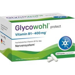 Heilpflanzenwohl GmbH Glycowohl Vitamin B1 Thiamin 400 mg hochdos.Kaps. 200 St
