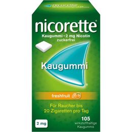 Nicorette Kaugummi 2 mg freshfruit 105 St