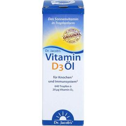 Dr. Jacob's&reg; Vitamin D3 &Ouml;l 800 I.E. D3 Dr.Jacob's Tropf.z.Einn. 20 ml