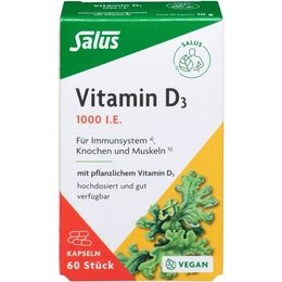 Vitamin D3 1000 I.E. vegan Kapseln Salus 60 St