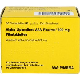 Alpha Lipons&auml;ure AAA- Pharma 600 mg Filmtabletten 60 St