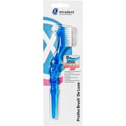 HAGER PHARMA Miradent Prothesenb&uuml;rste Protho Brush blau trans. 1 St