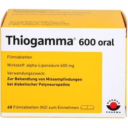 W&Ouml;RWAG PHARMA Thiogamma 600 oral Filmtabletten 60 St