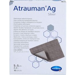 ACA M&uuml;ller Atrauman Ag 5x5 cm steril Kompressen 10 St