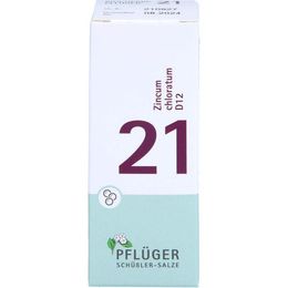 Pfl&uuml;ger&reg; Biochemie Pfl&uuml;ger 21 Zincum chloratum D 12 Globuli 15 g