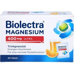 HERMES Arzneimittel Biolectra Magnesium 400 mg ultra Trinkgran.Orange 20 St
