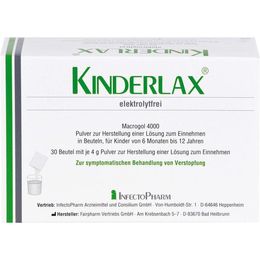 InfectoPharm&reg;  Kinderlax elektrolytfrei Plv.z.Her.e.Lsg.z.Einn. 30 St