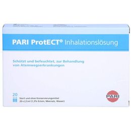 Pari ProtECT Inhalationsl&ouml;sung mit Ectoin Ampullen 20X2.5 ml