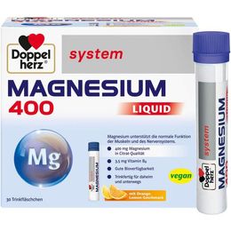 Queisser Doppelherz Magnesium 400 Liquid system Trinkamp. 30 St