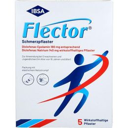 Flector Schmerzpflaster+elastischer Netzstrumpf 5 St