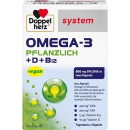 Queisser Doppelherz Omega-3 pflanzlich system Kapseln 120 St