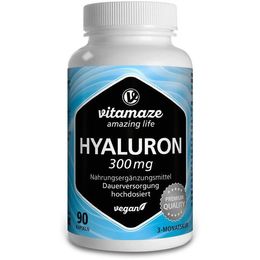 Vitamaze GmbH Hyalurons&auml;ure 300 mg hochdosiert vegan Kapseln 90 St