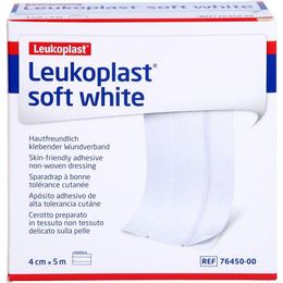 BSN Leukoplast soft white Pflaster 4 cmx5 m Rolle 1 St