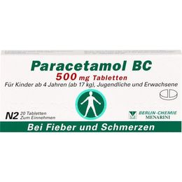 Paracetamol Bc 500 mg Tabletten 20 St