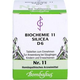 Bombastus Biochemie 11 Silicea D 6 Tabletten 80 St