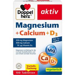 Queisser Doppelherz Magnesium+Calcium+D3 Tabletten 100 St