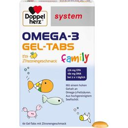 Queisser Doppelherz Omega-3 Gel-Tabs family system 60 St