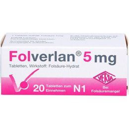 Verla-Pharm Arzneimittel GmbH & Co. KG Folverlan 5 mg Tabletten 20 St