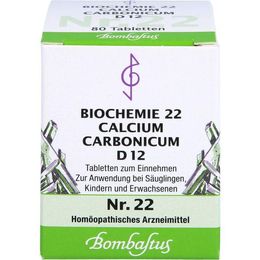 Bombastus Biochemie 22 Calcium carbonicum D 12 Tabletten 80 St