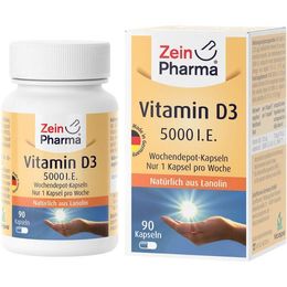 Vitamin D3 5000 I.E. Wochendepot Kapseln 90 St