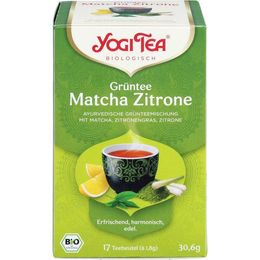 Yogi Tea Gr&uuml;ntee Matcha Zitrone Bio Filterbeutel 17X1.8 g