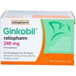 GINKOBIL-ratiopharm 240 mg Filmtabletten 120 St