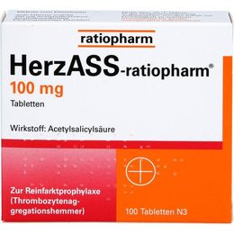 HERZASS-ratiopharm 100 mg Tabletten 100 St