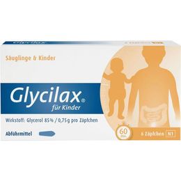 Glycilax Suppositorien f&uuml;r Kinder 6 St