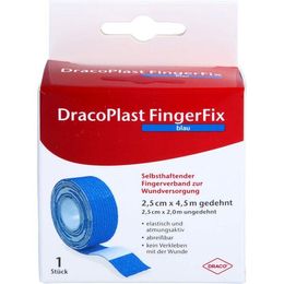 Dracoplast FingerFix 2,5 cmx4,5 m m.Wundk.blau 1 St