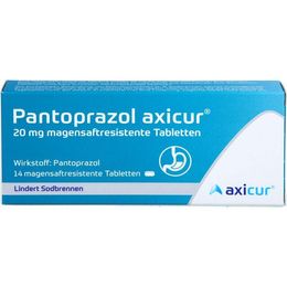 Pantoprazol axicur 20 mg magensaftres.Tabletten 14 St