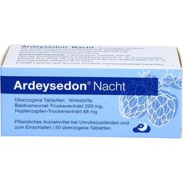 Ardeysedon Nacht &uuml;berzogene Tabletten 50 St